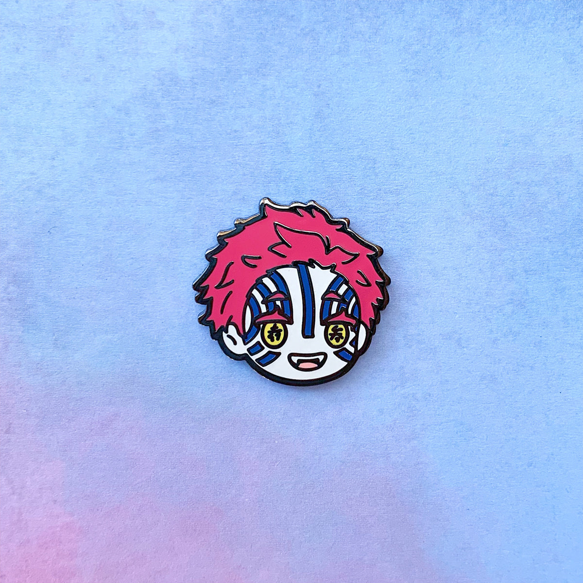 Chibi Upper Three Demon Pin — Miss Magpie Art